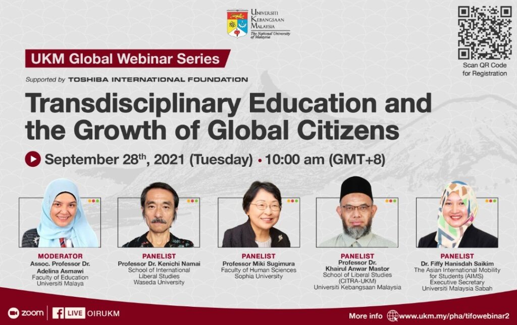 UKM Global Webinar Series – Transdisciplinary Education and the Growth ...